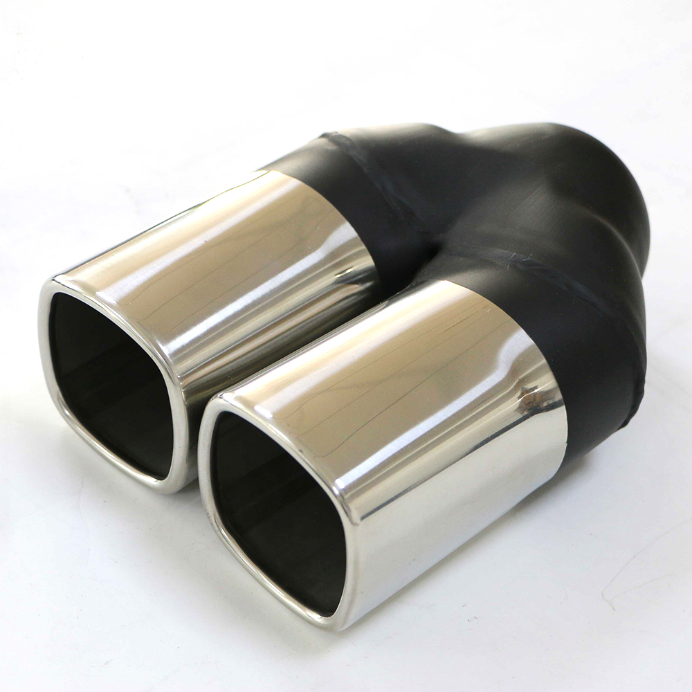 Stainless Steel Black Painted Single Wall Exhaust Tip from China ...